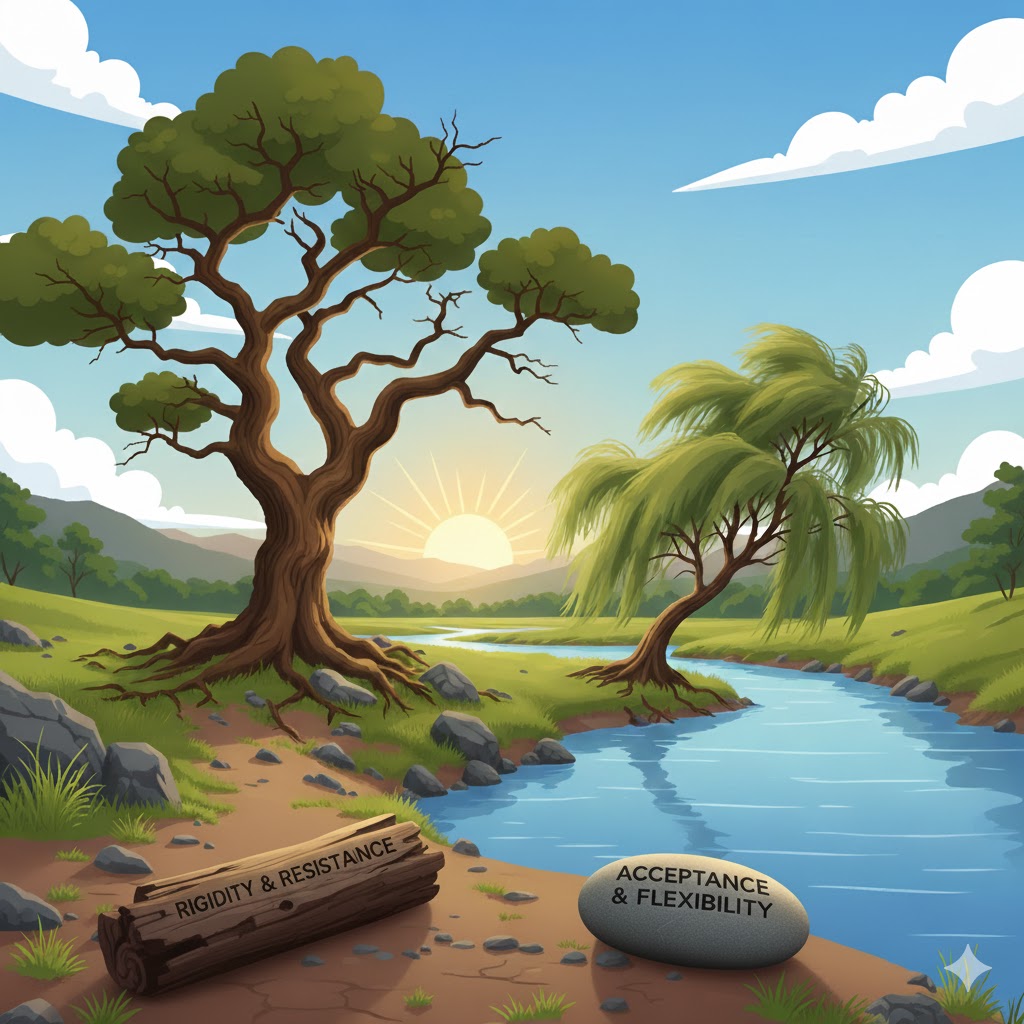 The Willow and the Oak: An ACT Metaphor for Facing Storms – Dr Lauren ...